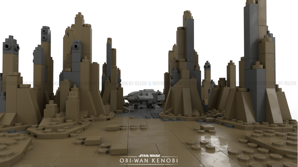 LEGO MOC STARWARS Obi-wan Kenobi Series PART VI : Rocky Planet Base by ...