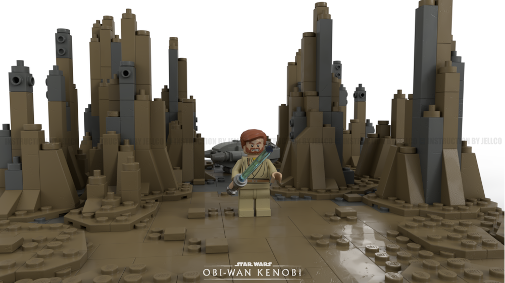 LEGO MOC STARWARS Obi-wan Kenobi Series PART VI : Rocky Planet Base by ...