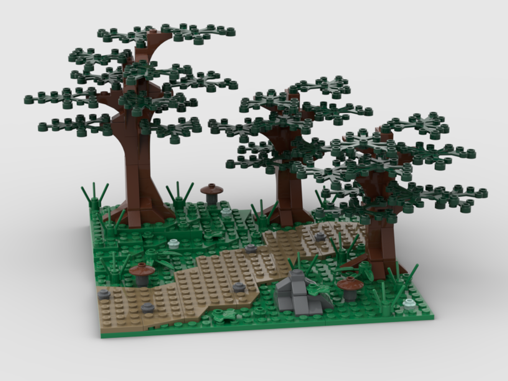 LEGO MOC Far From the Shire - A Forest Path by witchcraftandlego ...