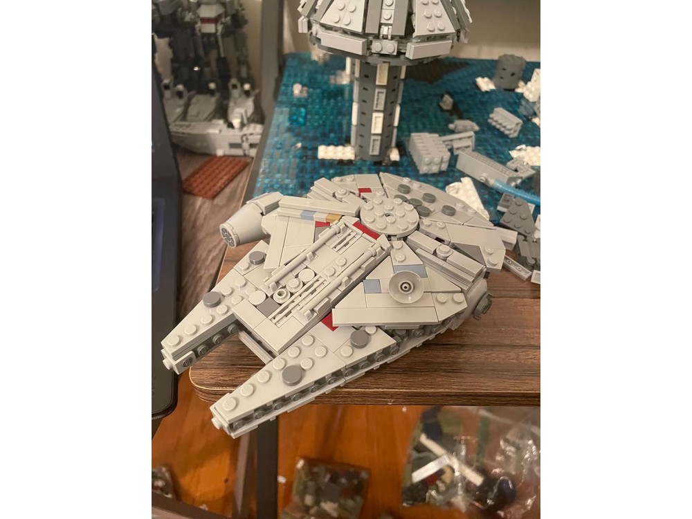 Lego Moc Millennium Falcon By Ridgedbrick Rebrickable Build With Lego