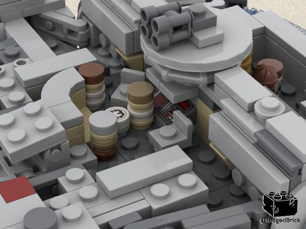 Lego Moc Millennium Falcon By Ridgedbrick Rebrickable Build With Lego