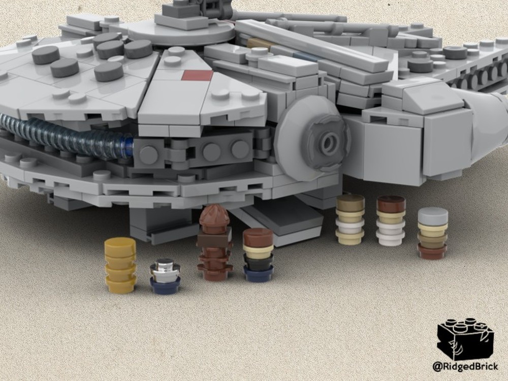 Lego Moc Millennium Falcon By Ridgedbrick Rebrickable Build With Lego