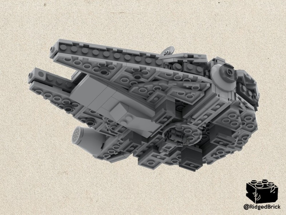 Lego Moc Millennium Falcon By Ridgedbrick Rebrickable Build With Lego