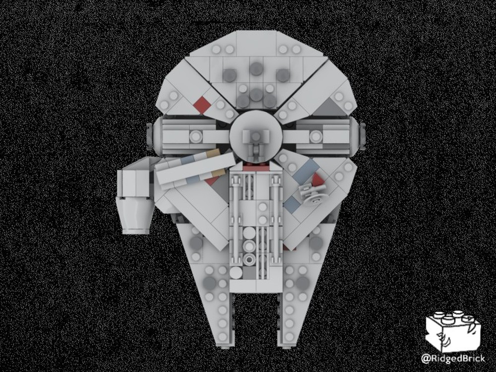 Lego Moc Millennium Falcon By Ridgedbrick Rebrickable Build With Lego