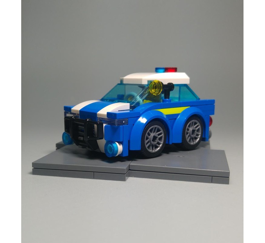 LEGO MOC Compact Police Car by BrickRandom | Rebrickable - Build with LEGO
