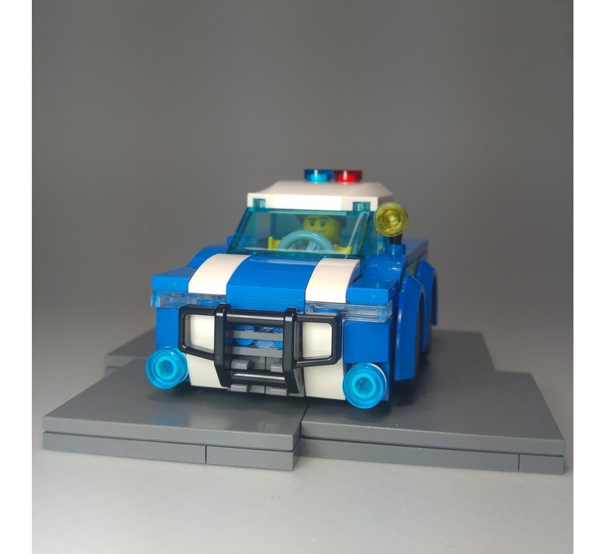LEGO MOC Compact Police Car by BrickRandom | Rebrickable - Build with LEGO