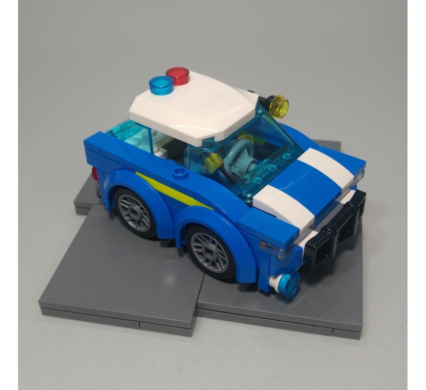 LEGO MOC Compact Police Car by BrickRandom | Rebrickable - Build with LEGO