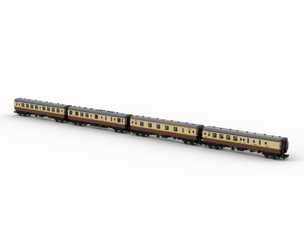 LEGO MOC British Railways Mk.1 Passenger Coaches (Moc-Pack) (8w) by ...