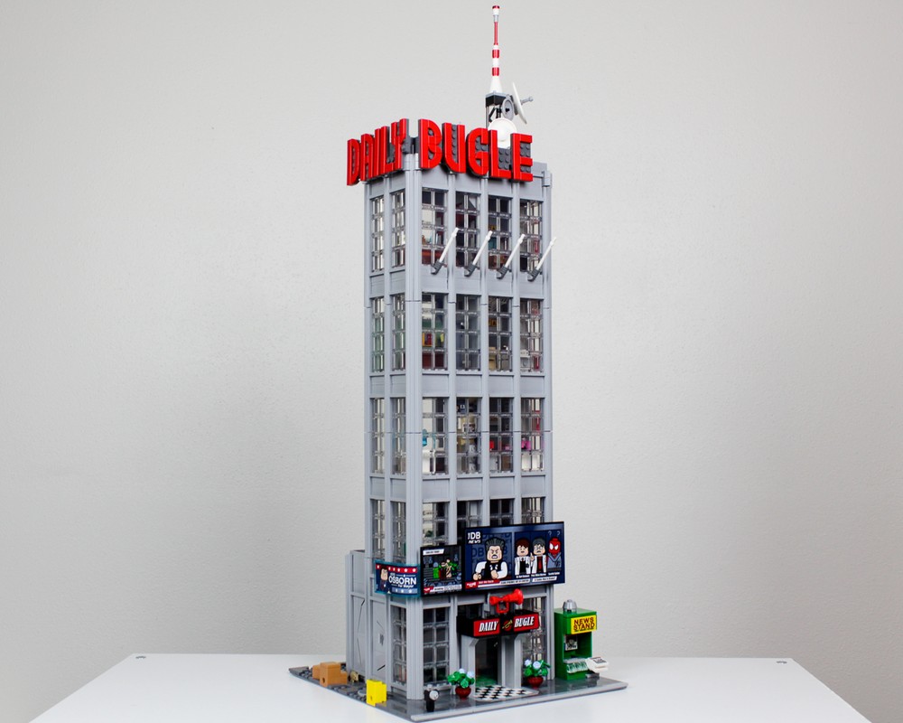 LEGO MOC Daily Bugle Re-Scaled Mod by Stonewall Bricks | Rebrickable ...