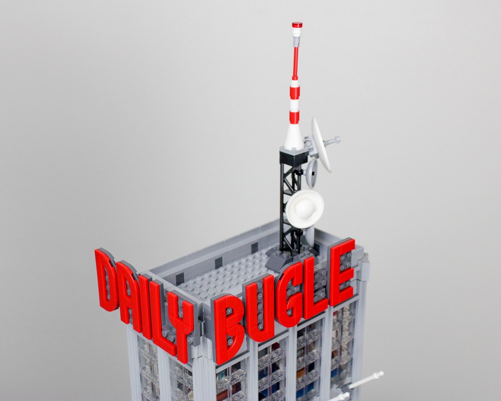LEGO MOC Daily Bugle Re-Scaled Mod by Stonewall Bricks | Rebrickable ...