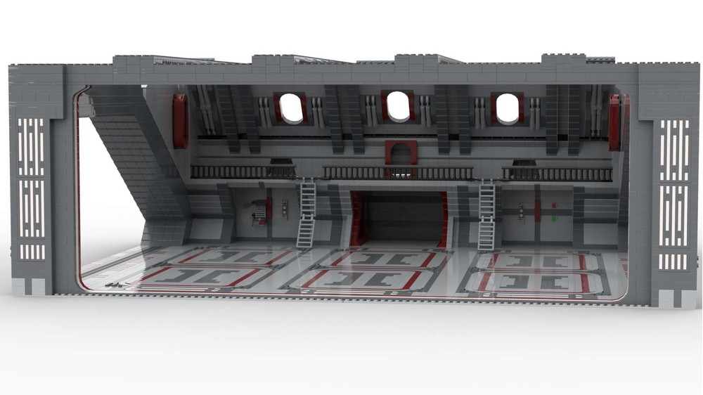 Lego Moc Venator Hangar Clone Wars By Thebrickening Rebrickable