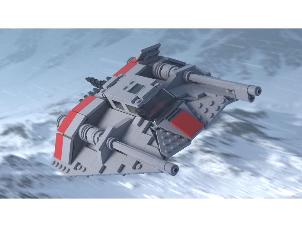 Lego Moc T 47 Snowspeeder Airspeeder By Usernamegeri Rebrickable
