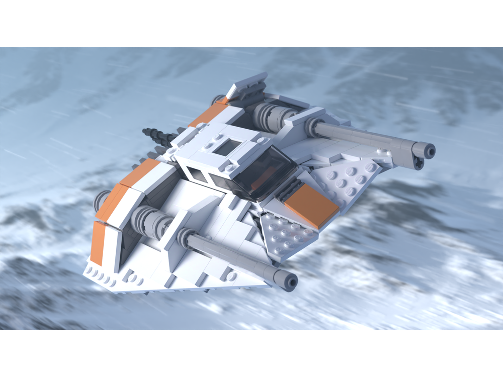 Lego Moc T 47 Snowspeeder Airspeeder By Usernamegeri Rebrickable