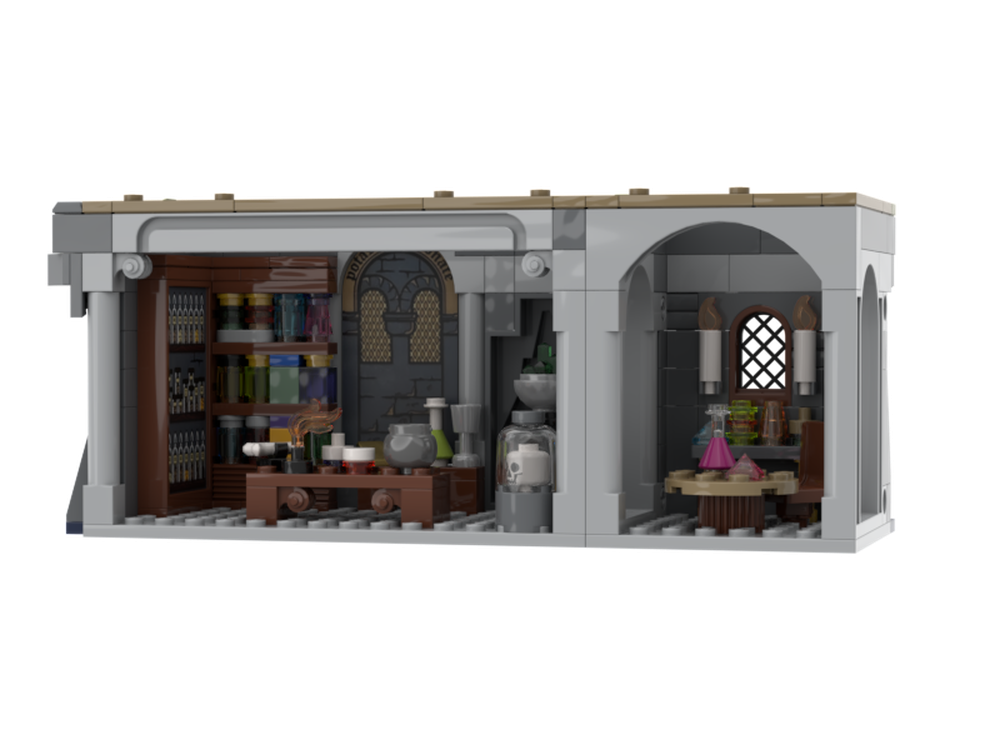 LEGO MOC-116552 Potions Class & Professor's Office - Hogwart's Modular ...