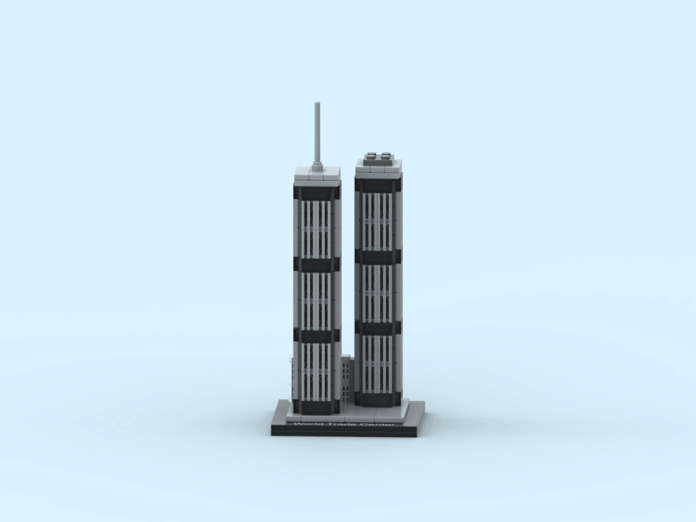 Lego Moc Twin Towers World Trade Center Nyc By Tobetop
