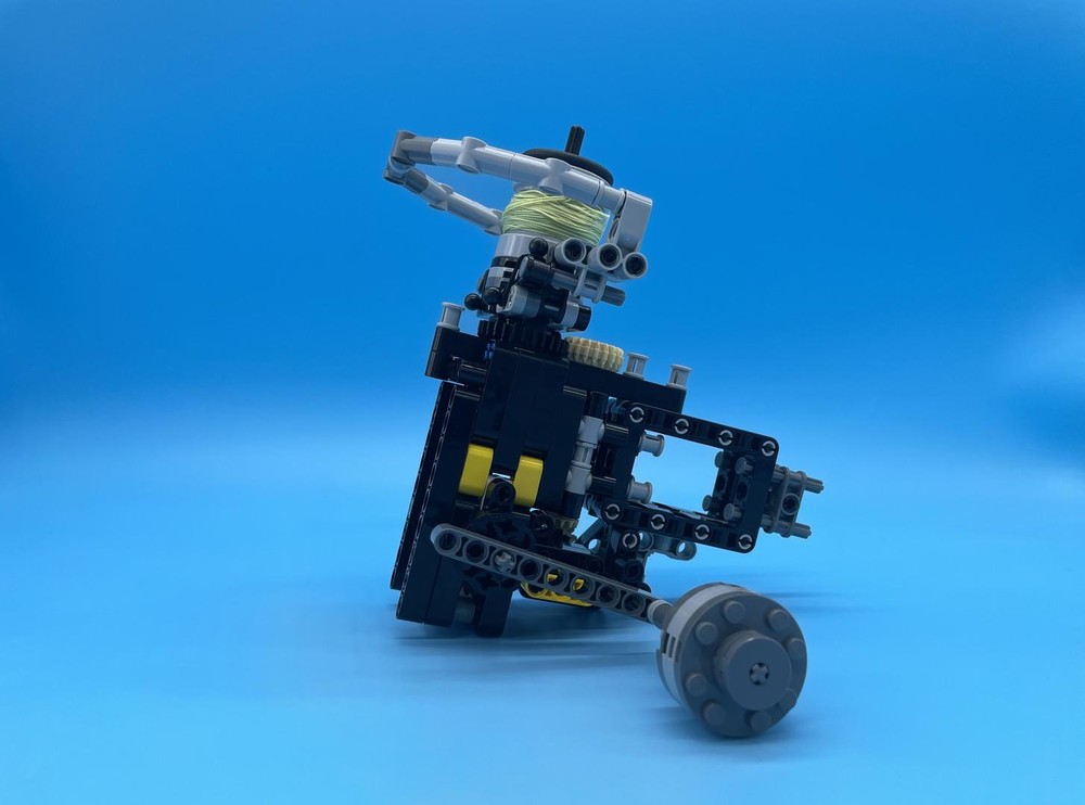 LEGO MOC functional spinning fishing reel model by legoartist808 ...