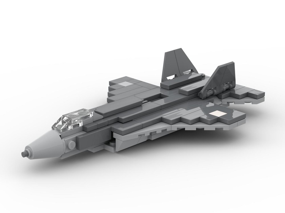 LEGO MOC Lockheed Martin F-22 Raptor Stealth Jet Fighter by The Bobby ...
