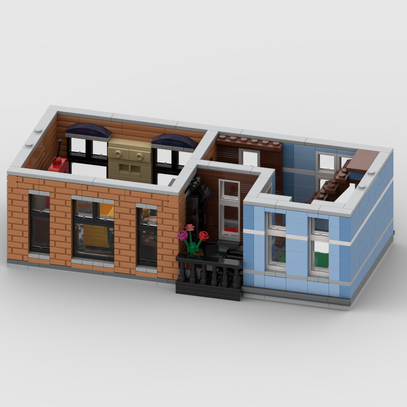 LEGO MOC Detective’s Office additional floor by Leo G | Rebrickable ...