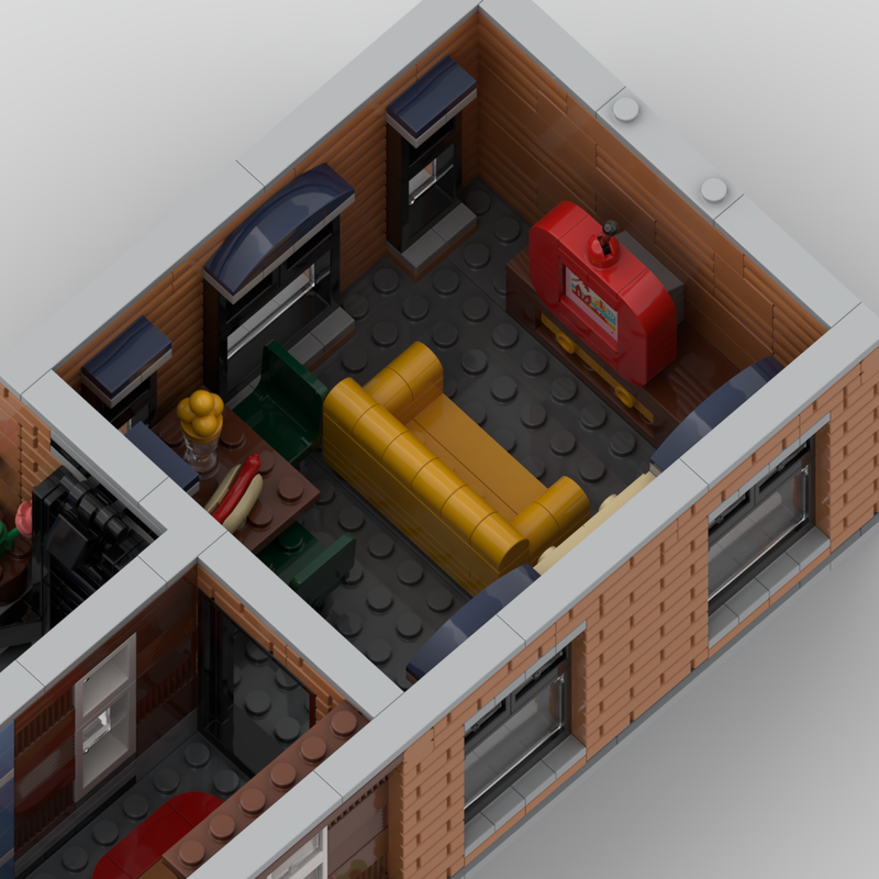 LEGO MOC Detective’s Office additional floor by Leo G | Rebrickable ...