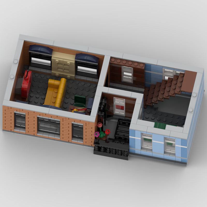 LEGO MOC Detective’s Office additional floor by Leo G | Rebrickable ...