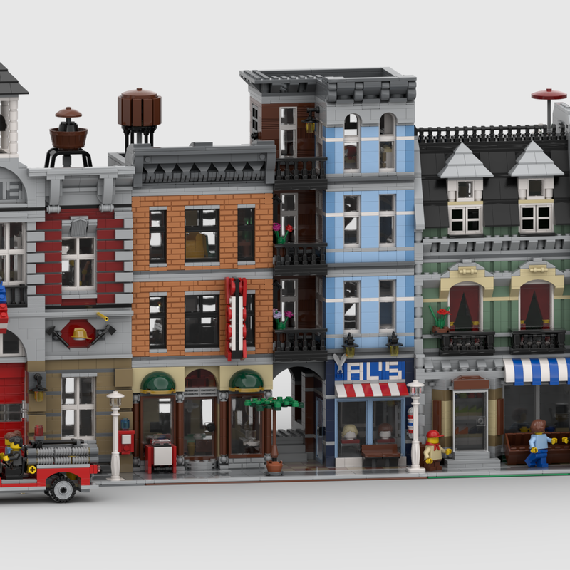 LEGO MOC Detective’s Office additional floor by Leo G | Rebrickable ...