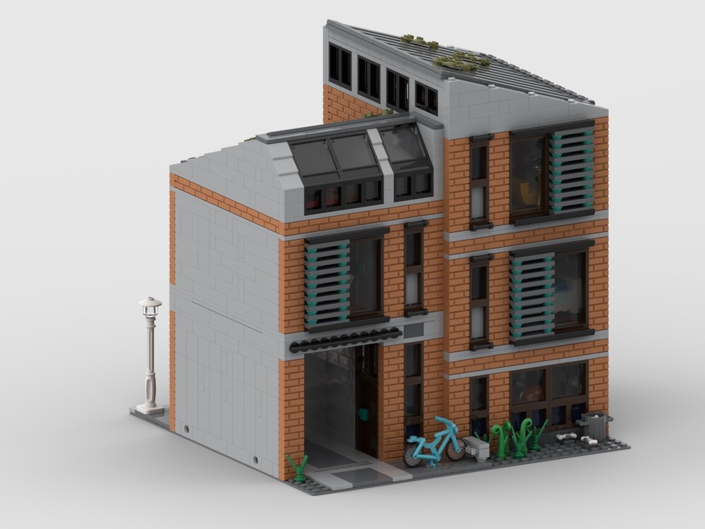 Lego Moc Modern Brick Lofts By Brinx Rebrickable Build With Lego