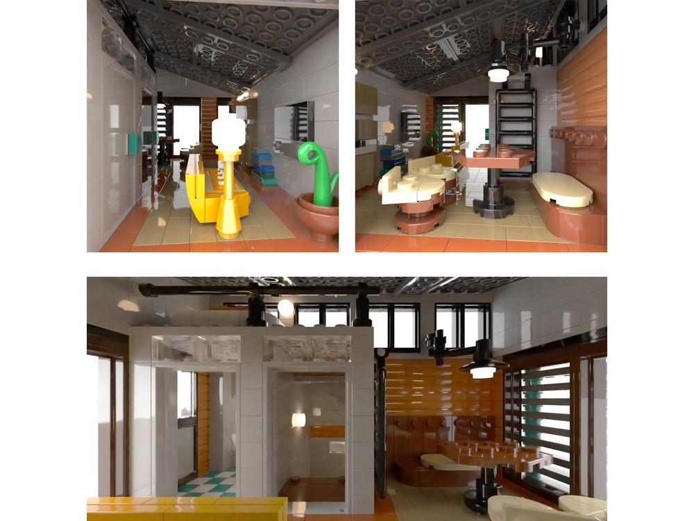 Lego Moc Modern Brick Lofts By Brinx Rebrickable Build With Lego