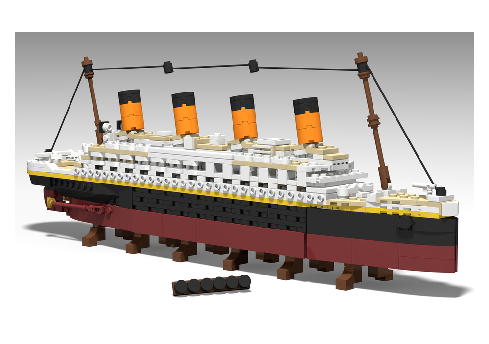 LEGO MOC Mini RMS Titanic by Back 2 Brick | Rebrickable - Build with LEGO