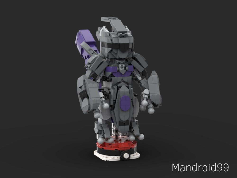 LEGO MOC Mewtwo armoured (1998 version) by mandroid99 | Rebrickable ...