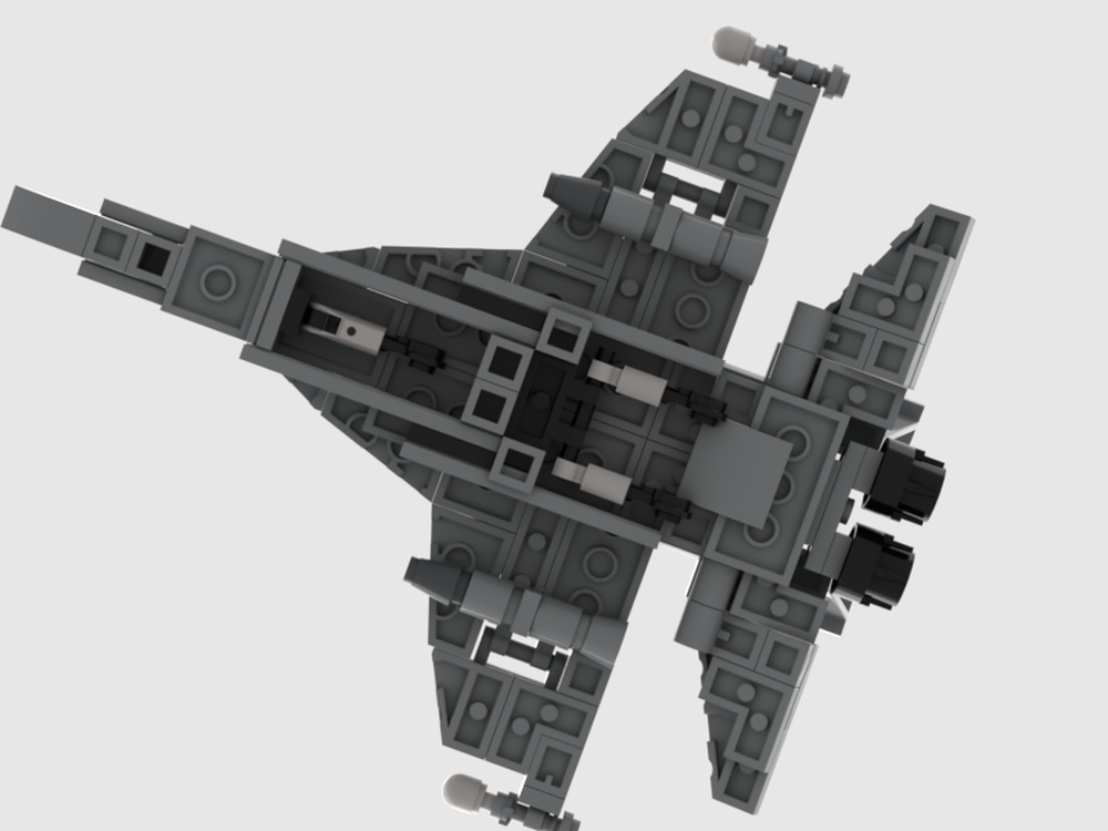 LEGO MOC Mini F-18 model by Mybrickcars | Rebrickable - Build with LEGO