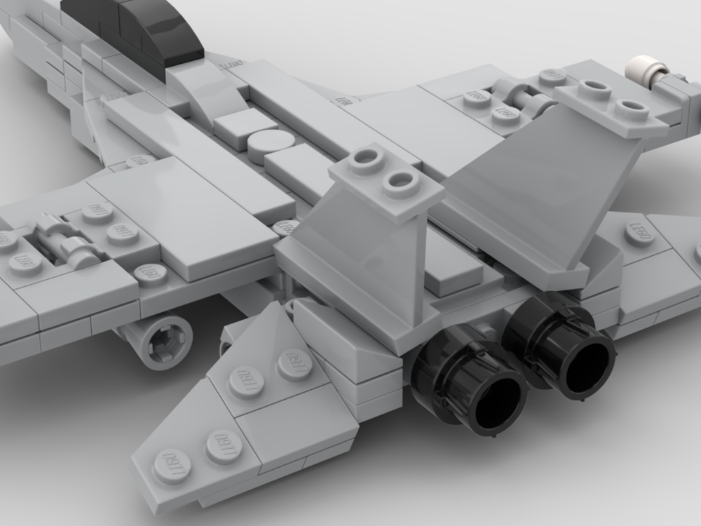 LEGO MOC Mini F-18 model by Mybrickcars | Rebrickable - Build with LEGO