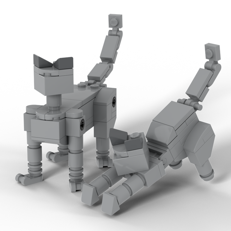 LEGO MOC Cats by hyphencubed | Rebrickable - Build with LEGO