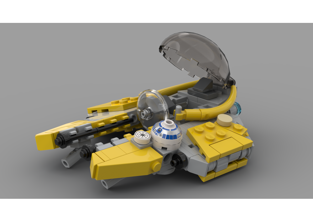LEGO MOC Eta-2 Actis starfighter / Anakin Skywalker's Jedi interceptor ...