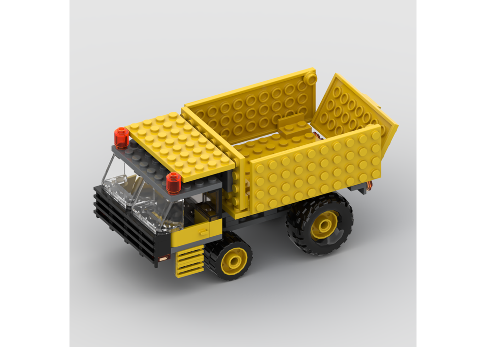 LEGO MOC Dump Truck by DrewG | Rebrickable - Build with LEGO