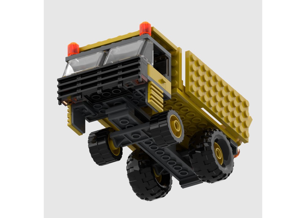 Lego Moc Dump Truck By Drewg Rebrickable Build With Lego