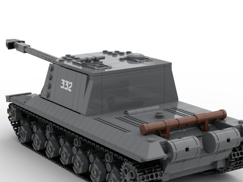 LEGO MOC Object 268 tank destroyer by gunsofbrickston | Rebrickable ...