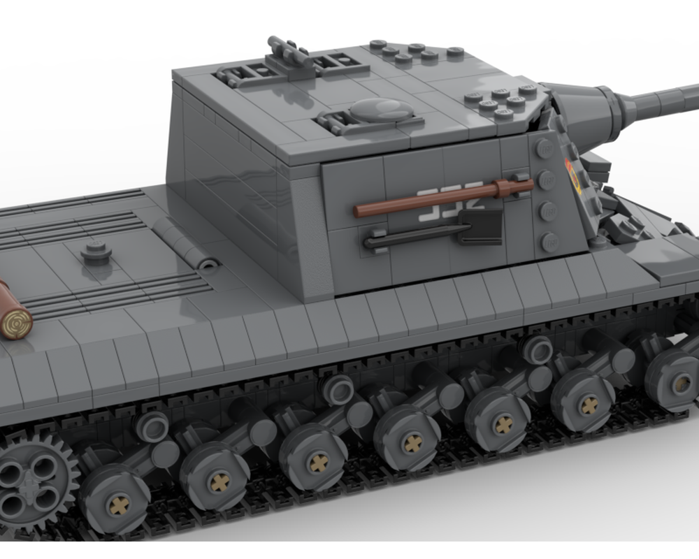 LEGO MOC Object 268 tank destroyer by gunsofbrickston | Rebrickable ...