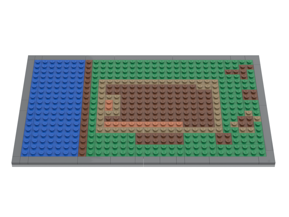 LEGO MOC Plate for LEGO Set 5766 - Log Cabin by retrobasti ...