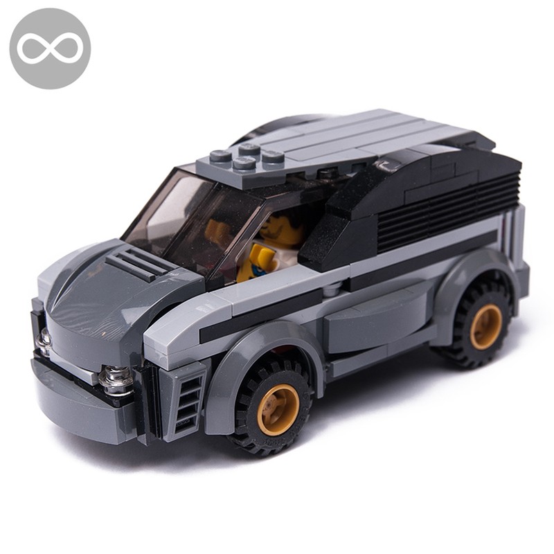 LEGO MOC Bank robber minivan by Keep On Bricking | Rebrickable - Build ...