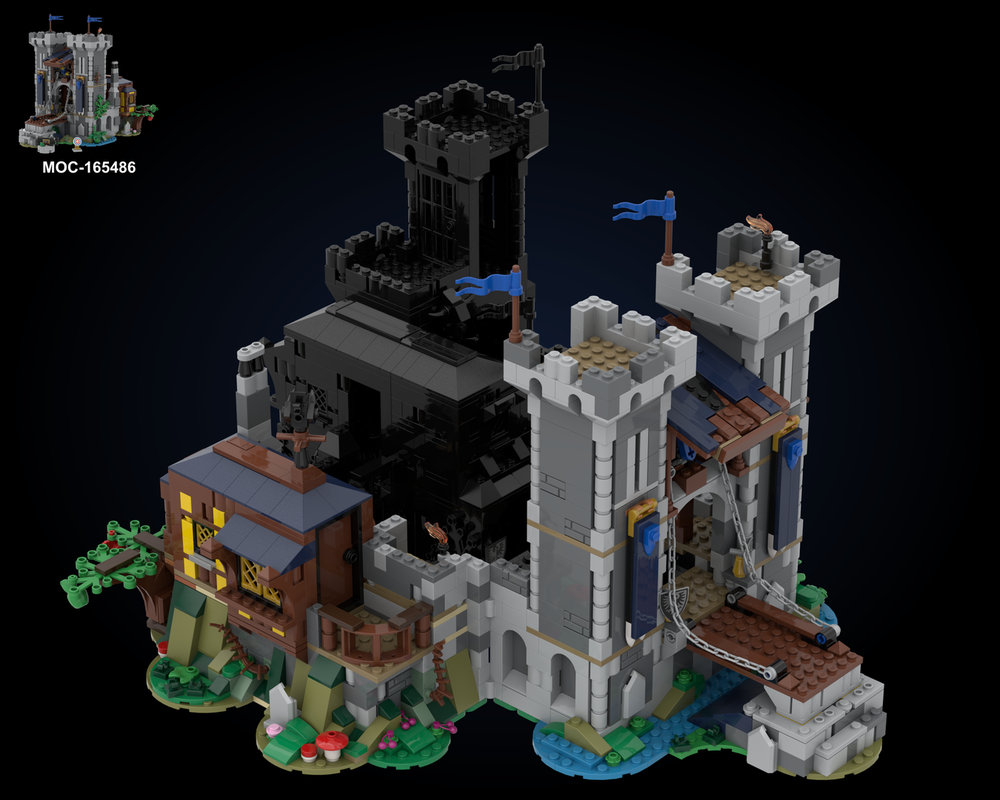LEGO MOC Black Falcon's Stronghold (BUNDLE) 31120-1 Alt. Build by ...