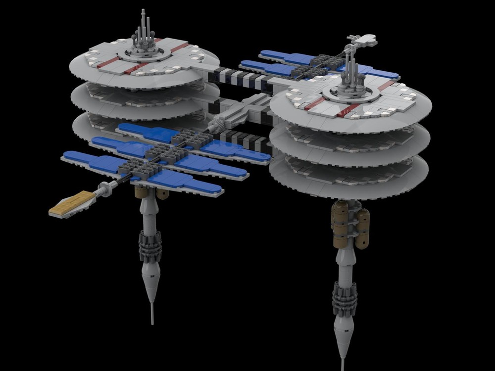 LEGO MOC Starfleet Jupiter Station by magurean.paul | Rebrickable ...