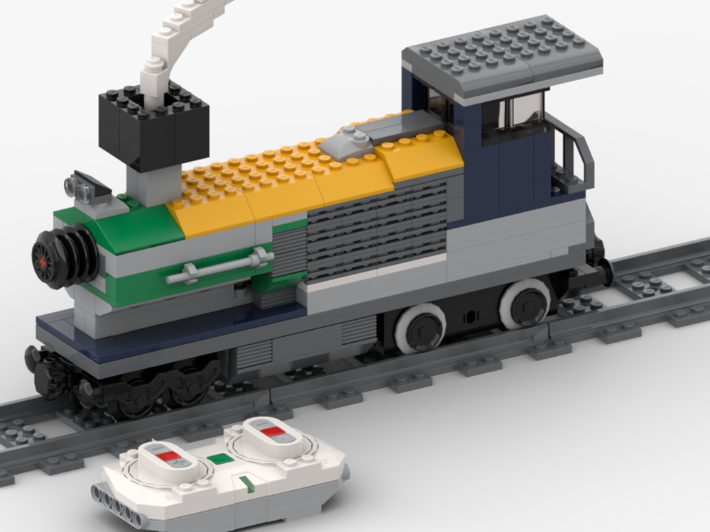 LEGO MOC steam locomotive by thibou1234 | Rebrickable - Build with LEGO