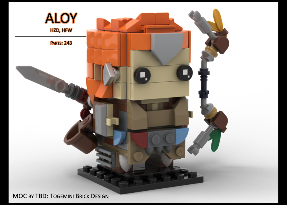 LEGO MOC ALOY Brickheadz - HZD / HFW by togemini | Rebrickable - Build ...