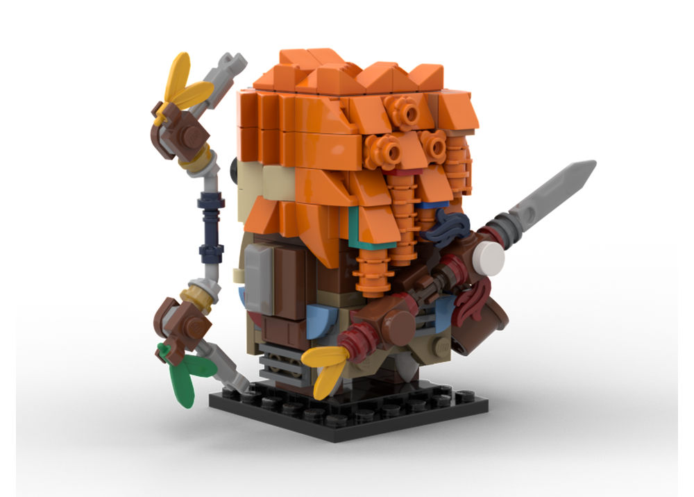 LEGO MOC ALOY Brickheadz - HZD / HFW by togemini | Rebrickable - Build ...