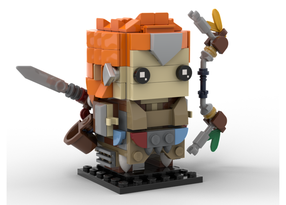 LEGO MOC ALOY Brickheadz - HZD / HFW by togemini | Rebrickable - Build ...