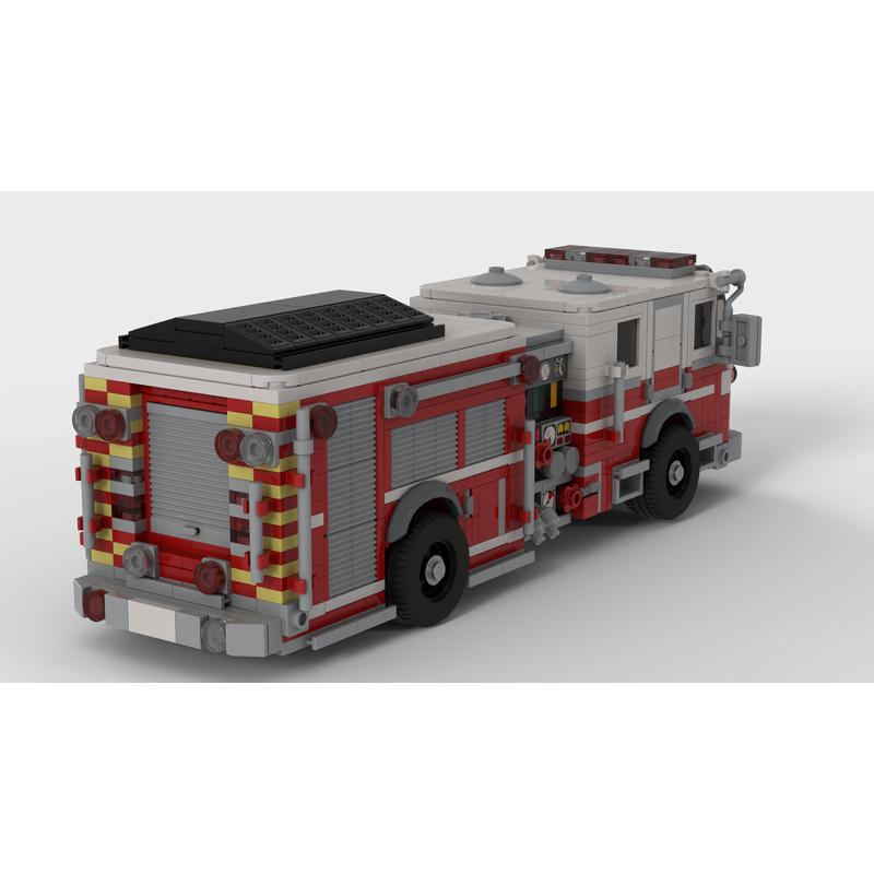 LEGO MOC American Pumper Fire Truck. by Bricks.n.Such | Rebrickable ...