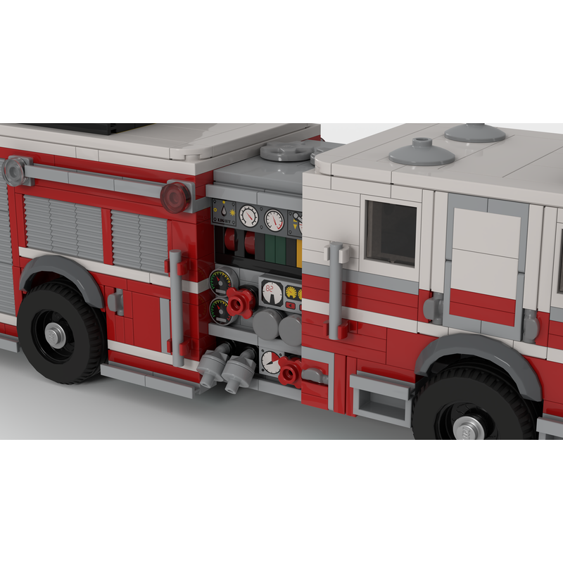 LEGO MOC American Pumper Fire Truck. by Bricks.n.Such | Rebrickable ...