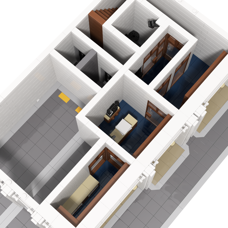 LEGO MOC Police Station Modular Buildings by MOC_Expert | Rebrickable ...