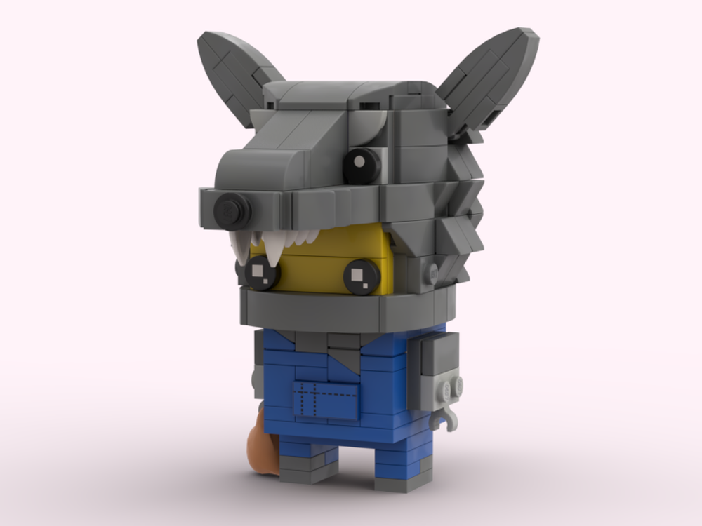 LEGO MOC Lego Minifigure Series 23 - Wolf Costume by GetMeBricked ...