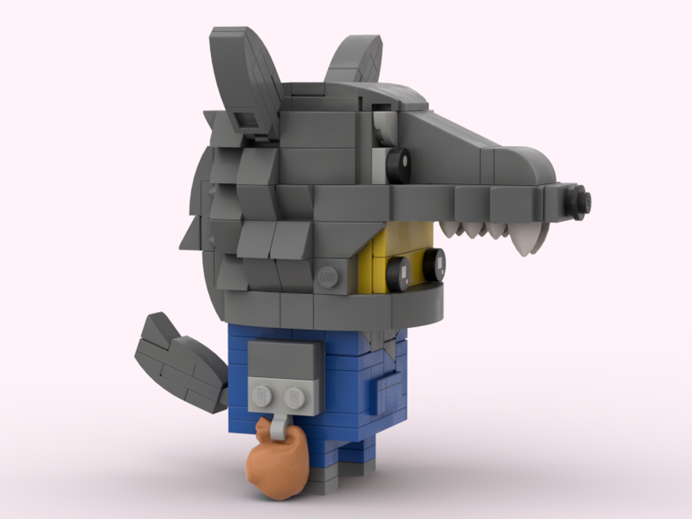 Lego Moc Lego Minifigure Series 23 Wolf Costume By Getmebricked